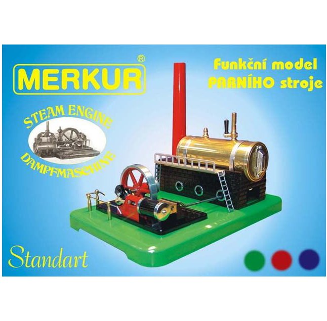 Merkur Parný stroj - funkčný model | predskolak.sk